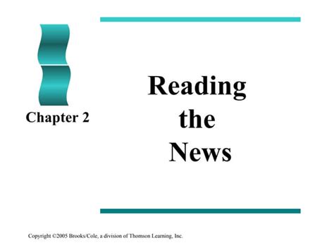 Pp Chapter 02 Reading The News Revised Ppt