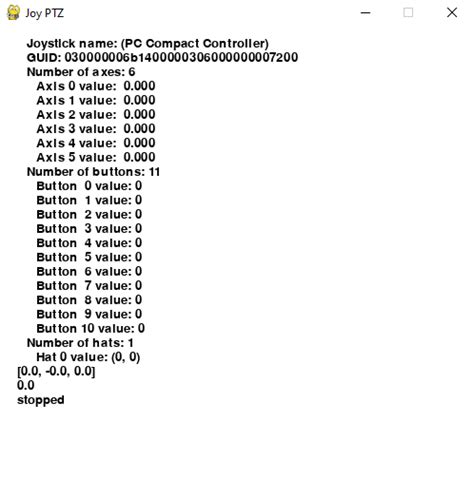 Joystick Events Not Detected · Issue 2 · Partofthethingjoy Ptz Cam