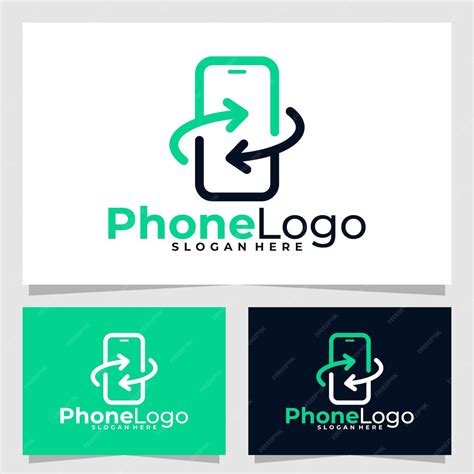 Premium Vector Phone Logo Vector Design Template