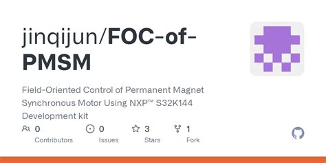 GitHub Jinqijun FOC Of PMSM Field Oriented Control Of Permanent Magnet Synchronous Motor