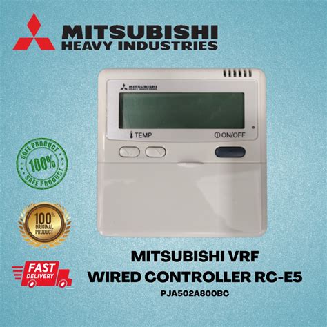 Mitsubishi Vrf Wired Controller Rc E5 Shopee Malaysia