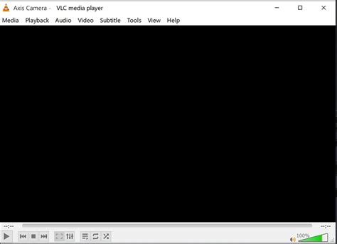 Axis Camera Shows Black Screen On Vlc Player Quick Fix
