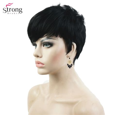 Strongbeauty Womens Red Short Wig Pixie Cut S Grandado