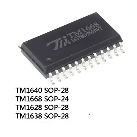 10pcs New Original Tm1628 Tm1638 Tm1640 Tm1668 Sop 24 Led Driving Chip