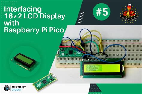 Interfacing 16x2 Lcd Display With Raspberry Pi Pico 47 Off