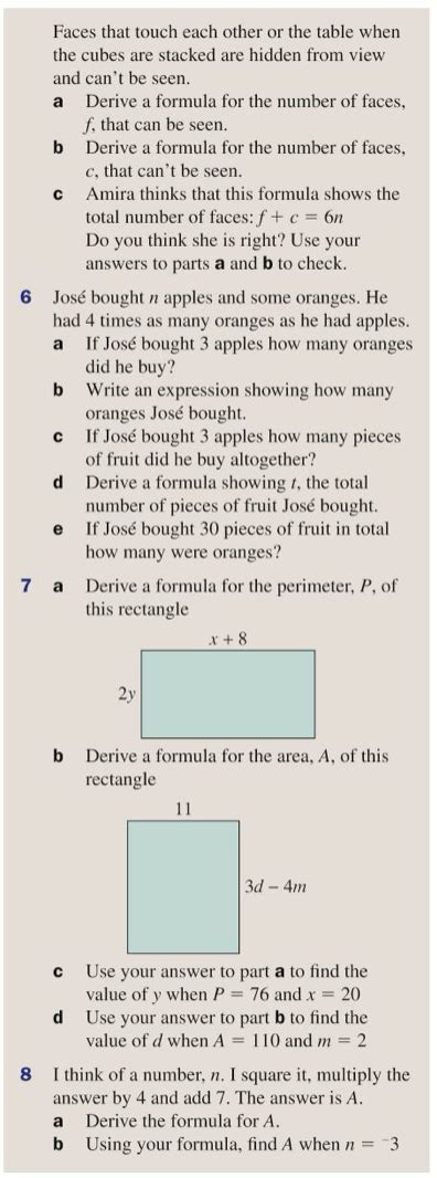 Ks3 Algebra 8 Substituting Into Expressions And Using Formulae Maths With David
