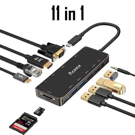 Beckie Khmer Aceele Type C Hub In Multifuntion Usb Hub Ac T