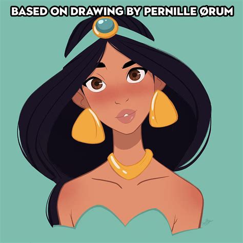 Princess Jasmine Drawing Tumblr
