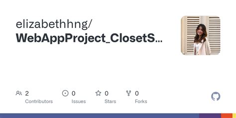 GitHub Elizabethhng WebAppProject ClosetShopper