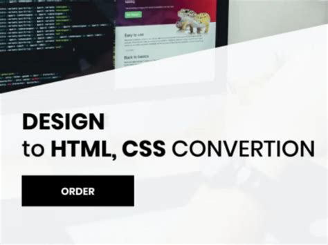 Your Psd To Html Image To Html Pdf Converted To Responsive Html Css Upwork
