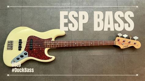 중고 악기 추천 Esp 커스텀 재즈 베이스 Youtube