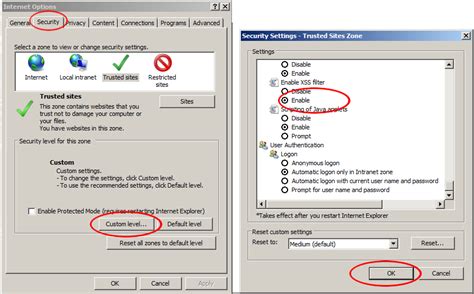 Disable The Xss Filter On Ie Noodle Help Site
