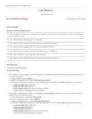 Troubleshoot IP Configuration Pdf Troubleshoot IP Configuration Lab Report