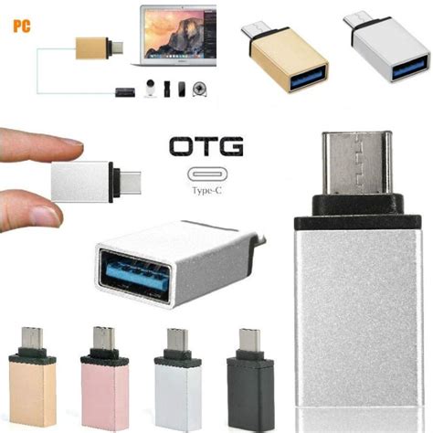 Jual OTG Konektor Sambungan Otg Micro Usb V8 Dan Tipe C Type C Non