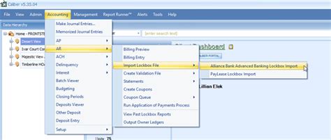 Manual Import Of Lockbox File Manual Import Of Lockbox File