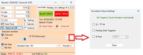 Controlling Simulation Mt5 Simulator