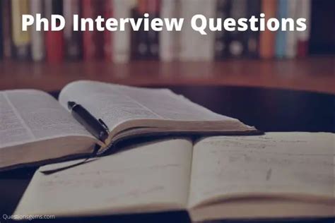 Top Best PhD Interview Questions To Ask