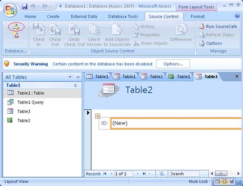 Using Visual SourceSafe Integrating VSS With Access 2007 Dynamsoft