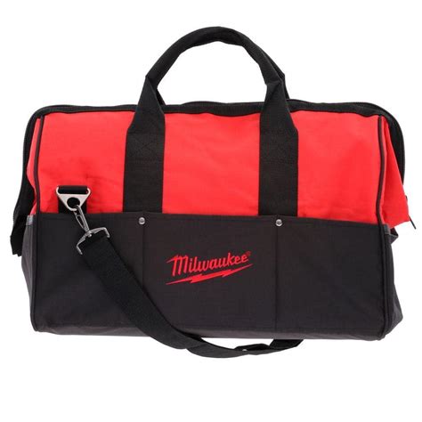 Milwaukee 18 In Contractor Tool Bag In Red 48 55 3510 The Home Depot