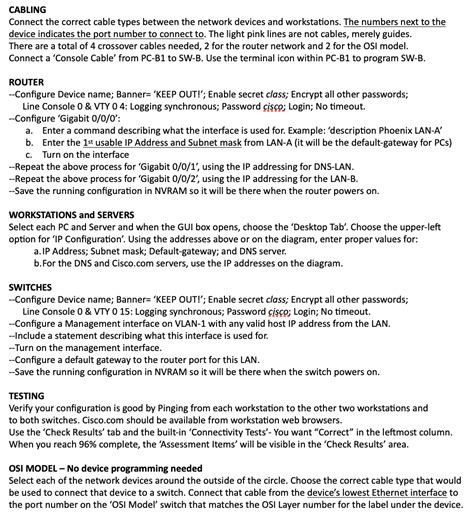 Solved Cabling Connect The Correct Cable Types Between The
