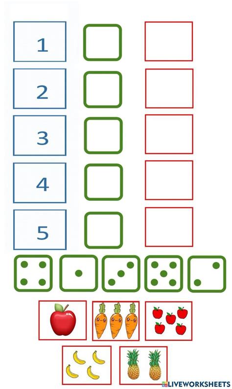 Números Del 1 Al 5 Activity For Infantil Math Activities Preschool