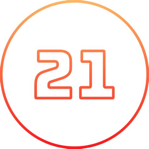 21 Generic Gradient Outline Icon