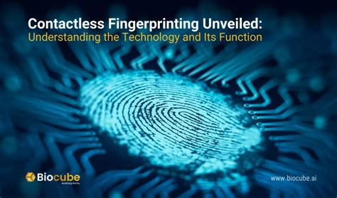 Contactless Fingerprint What Is It And How Does It Work