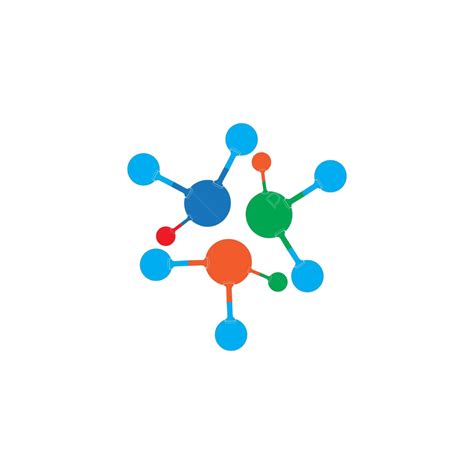 Molecule Vector Illustration Design Molecular Abstract Research Vector