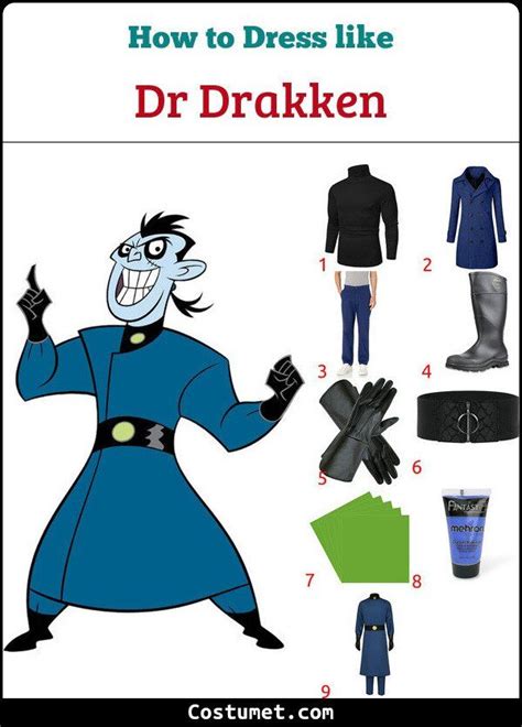 Dr Drakken Kim Possible Costume For Halloween Kim Possible Costume