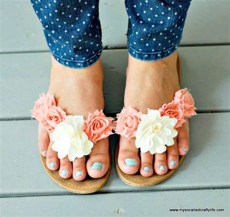 Diy Flip Flops 25 Ways To Refashion Your Flip Flops Diy Crafts
