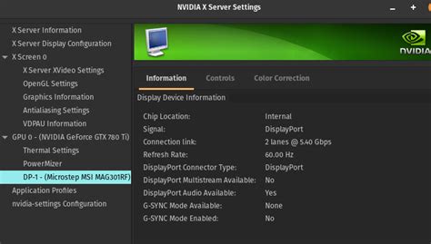 780 Ti No G Sync Option Available On Popos 20 04 Linux Nvidia Developer Forums