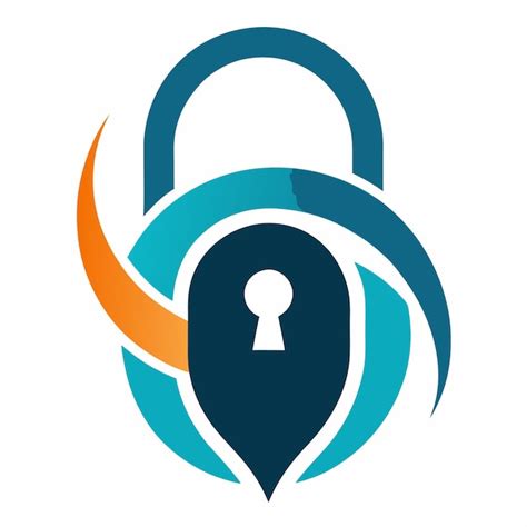 Creative Abstract Lock Logo Design Concept Vector Art And Illustration