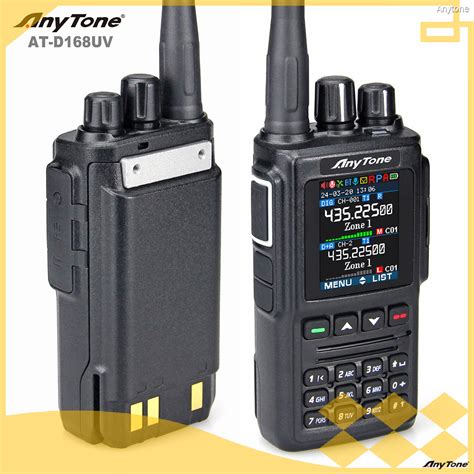 Digital Handheld Dmr Radio With Dual Antennas And Batteries