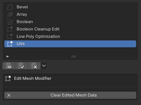 Something Like Nondestructable Edit Mesh Modifier Modeling Blender Artists Community
