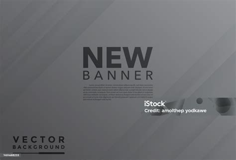 텍스트 및 메시지 보드 디자인 인포그래픽용 회색 배경 벡터 일러스트 조명 효과 그래픽 그라데이션에 대한 스톡 벡터 아트 및 기타 이미지 그라데이션 기하 도형 배경