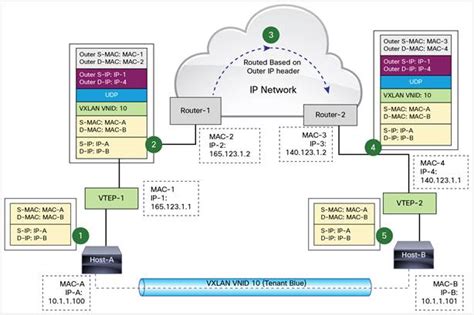 Vxlan Packet Forwarding Flow Mystajones
