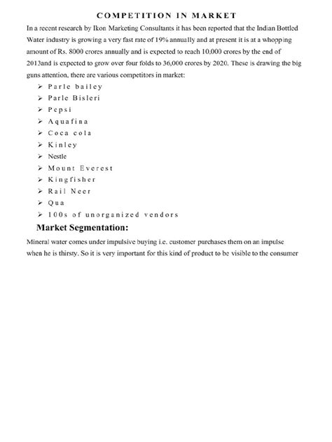 Watter Bottle Compation Market Pdf