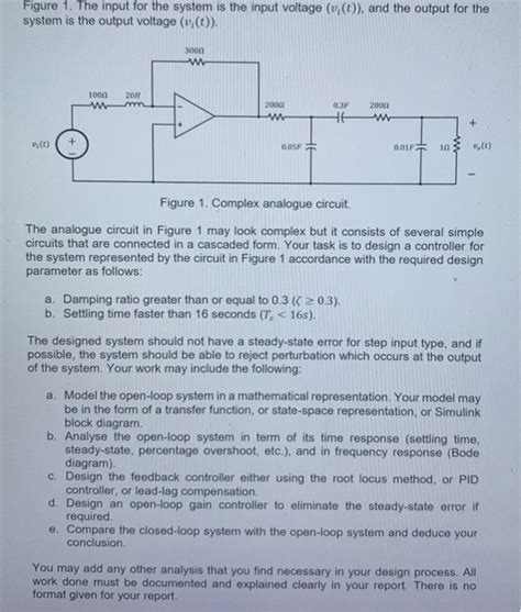 Solved Figure The Input For The System Is The Input Chegg