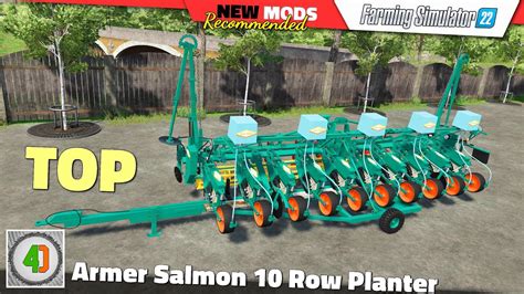 Fs22 Armer Salmon 10 Row Planter By 4d Modding Farming Simulator 22 New Mods Review 2k