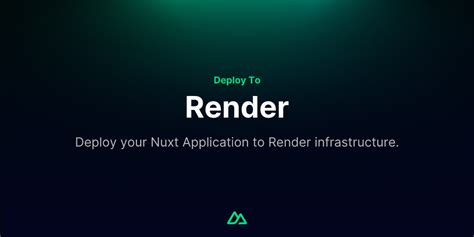 将 Nuxt 部署到 Render Nuxt 框架
