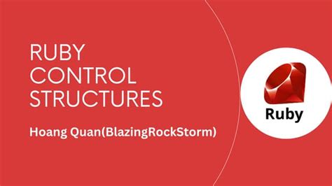 05 ruby control structures ruby core teaching pdf