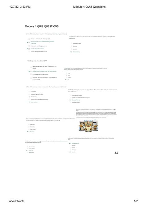 SOLUTION Module 4 Quiz Questions Studypool