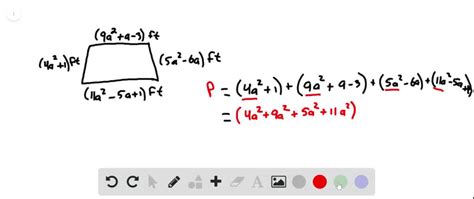 Find A Polynomial That Represents The Perimeter Of The Figure Numerade