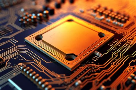 Premium Ai Image Technology Circuit Processor With Microchip