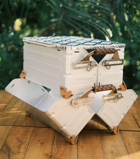 Outdoor Portable Camping Stacking Shelf Container KASSICO