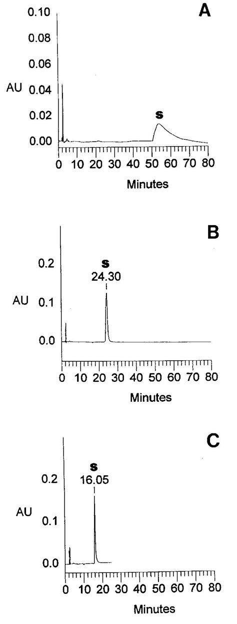 Hplc Chromatograms Uv Detection At 205 Nm Of Standard