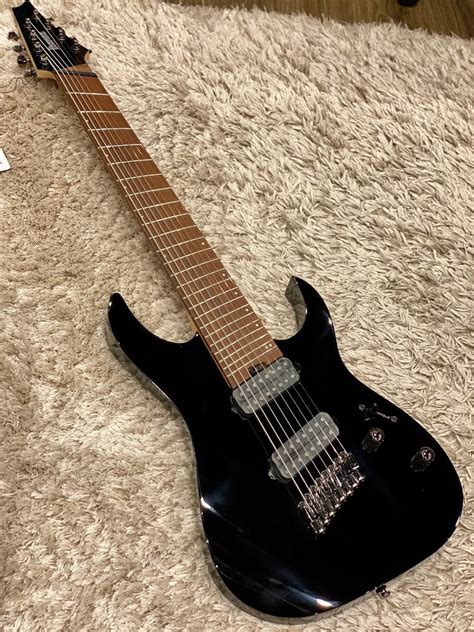 Ibanez Rgms8 Multiscale 8 String Black Ibanez Rgms8 Multiscale 8 String Black