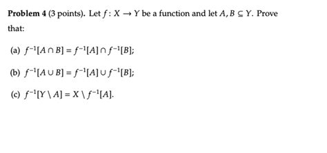 Solved Problem Points Let F X Y Be A Function And Chegg Com
