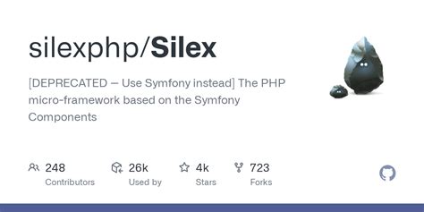 Github Silexphpsilex Deprecated Use Symfony Instead The Php Micro Framework Based On