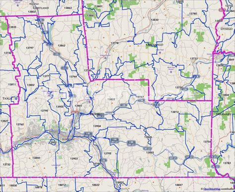Upstate Ny Zip Code Map